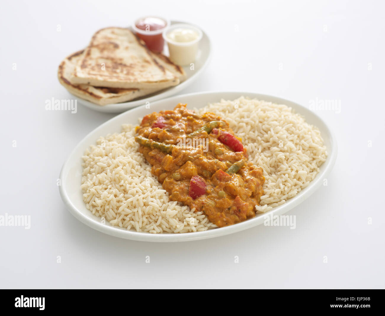 Meal of vegetable Tikka Massala Stock Photo - Alamy