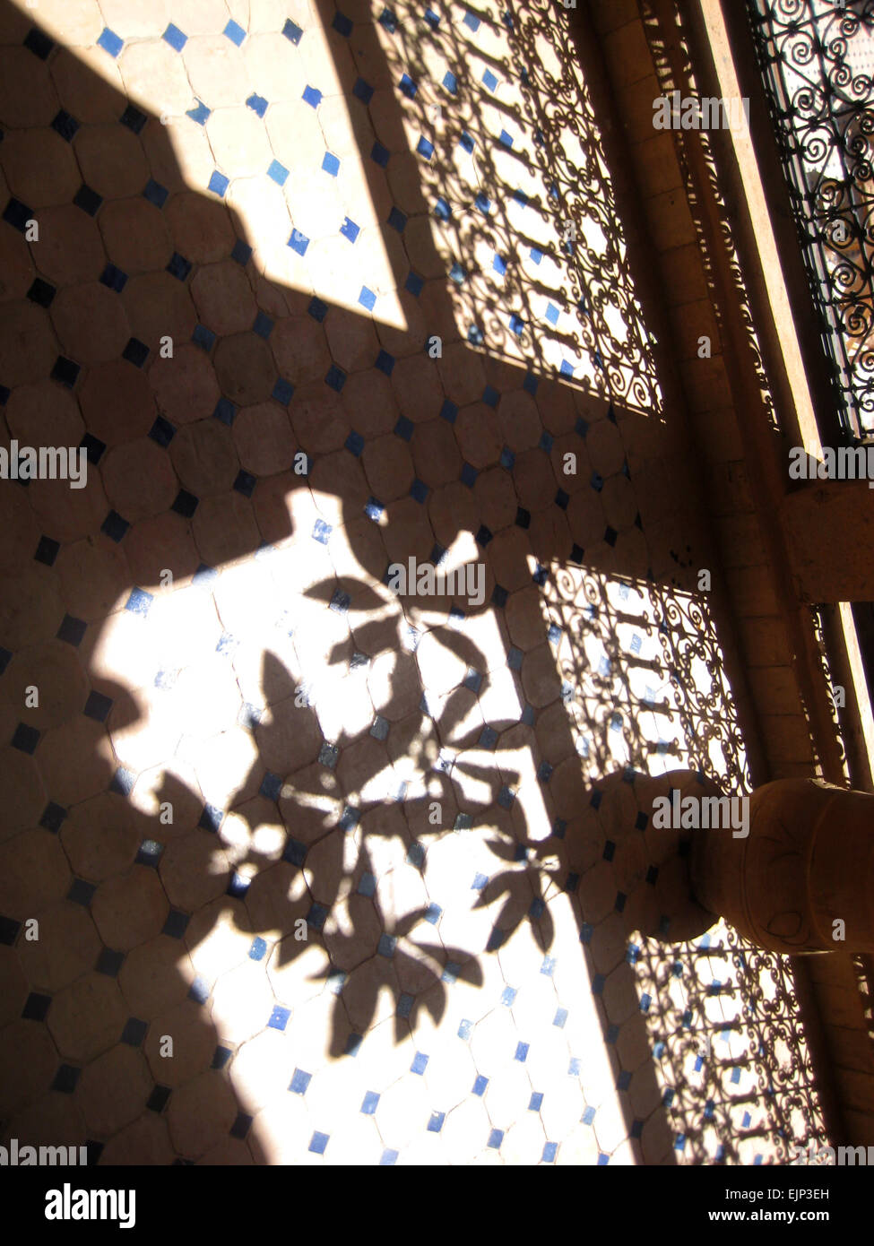 Shadows on tiles Stock Photo - Alamy