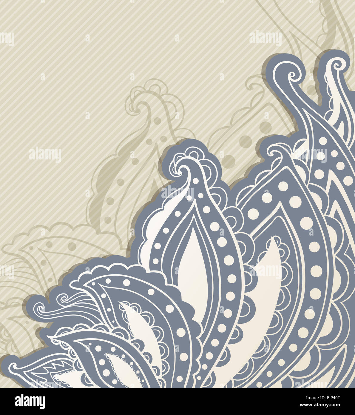 Decorative abstract hand drawn background Stock Photo - Alamy