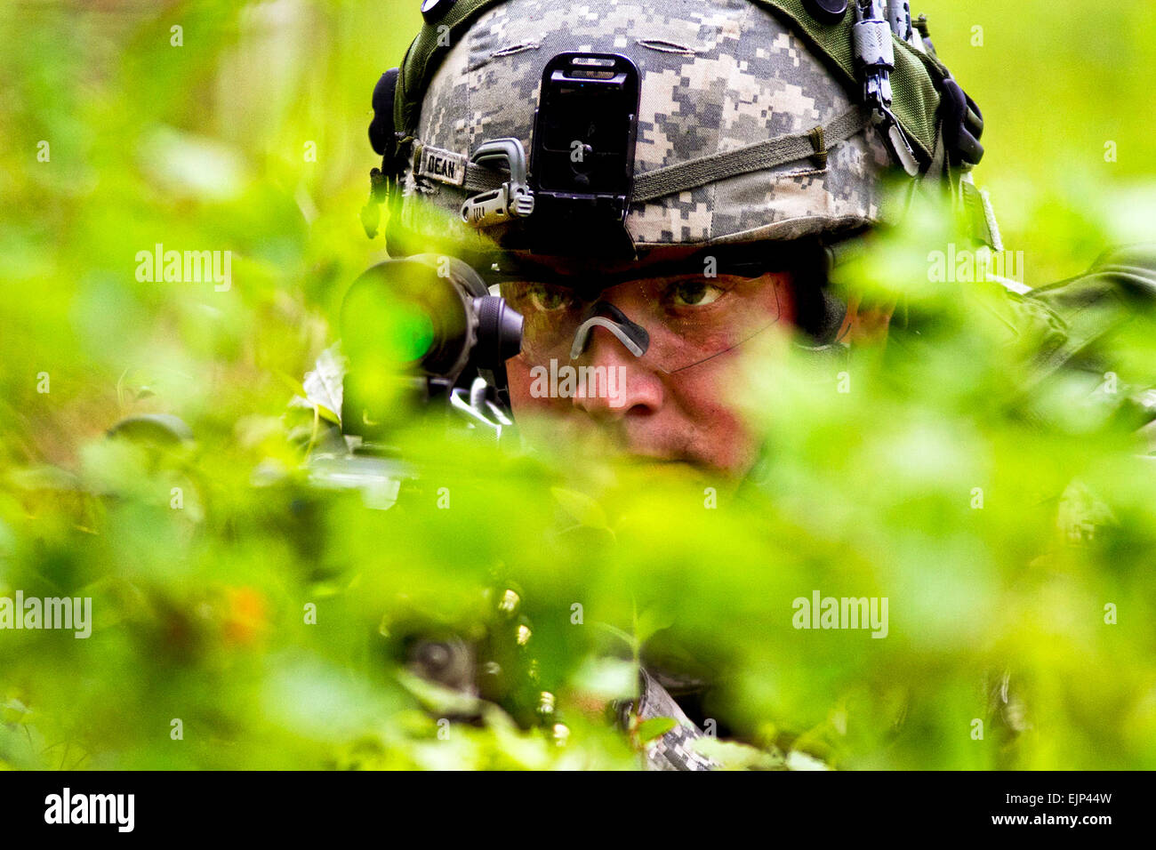 Pfc. Dustin Dean, an infantryman with the 82nd Airborne Division's 1st ...
