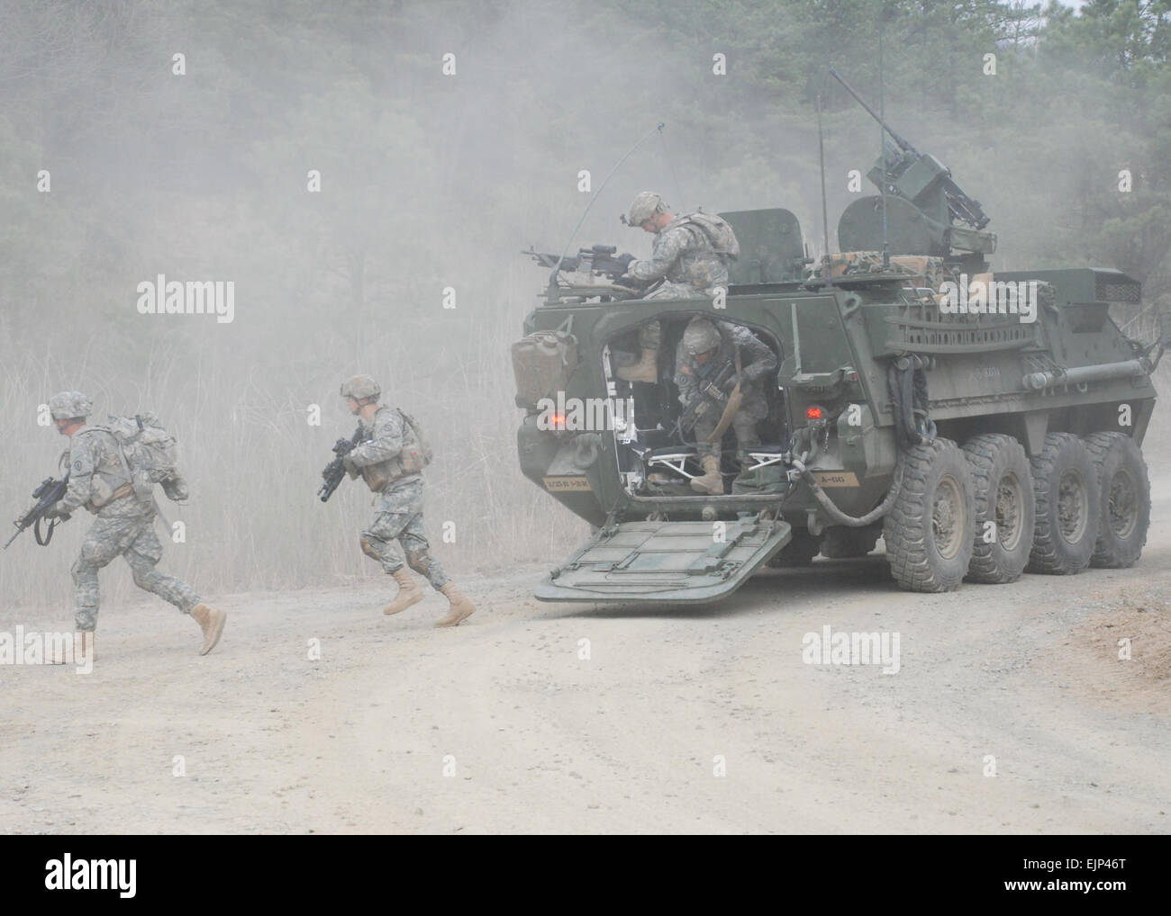 South korea us military brigade stryker hi-res stock photography and ...