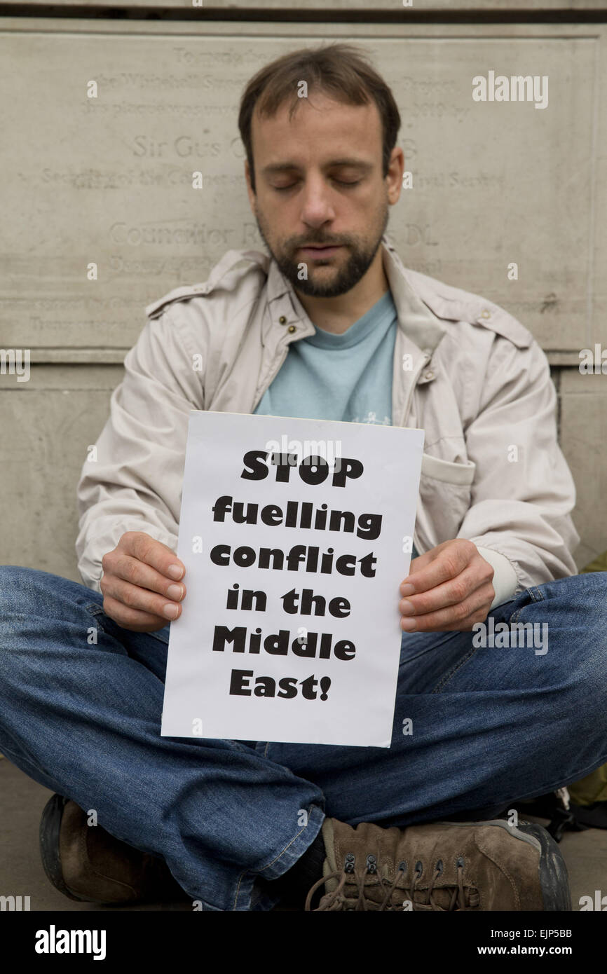 Don't Bomb Iraq' protest in Whitehall Featuring: View Where: London ...