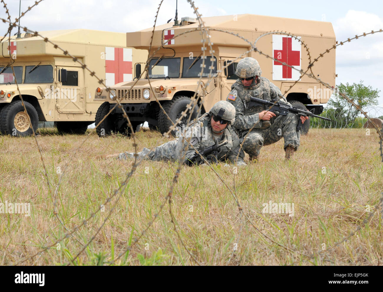 Sgt. Stan Matlock, a combat medic with Company C, 299th Brigade Support ...
