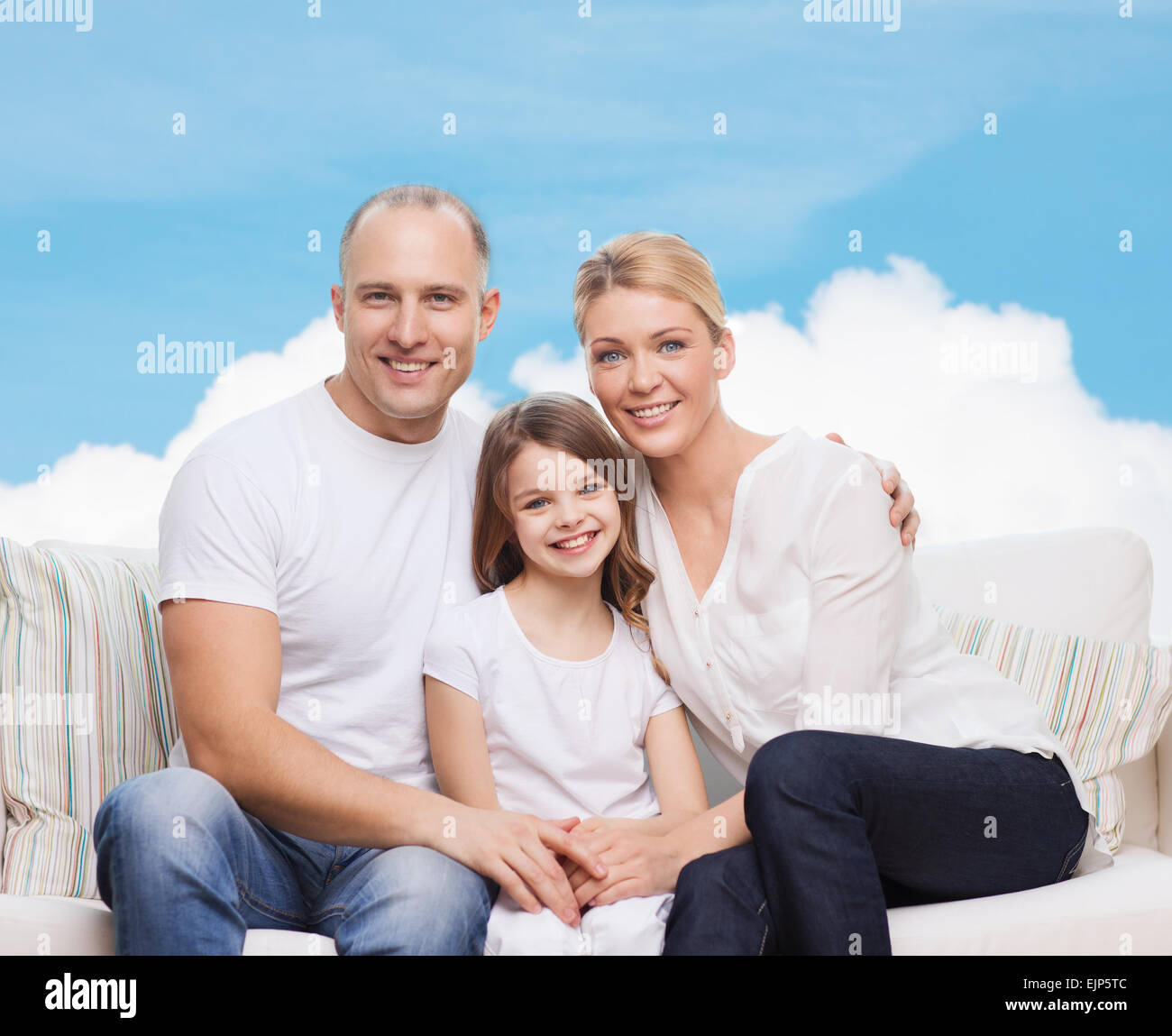 happy family at home Stock Photo - Alamy