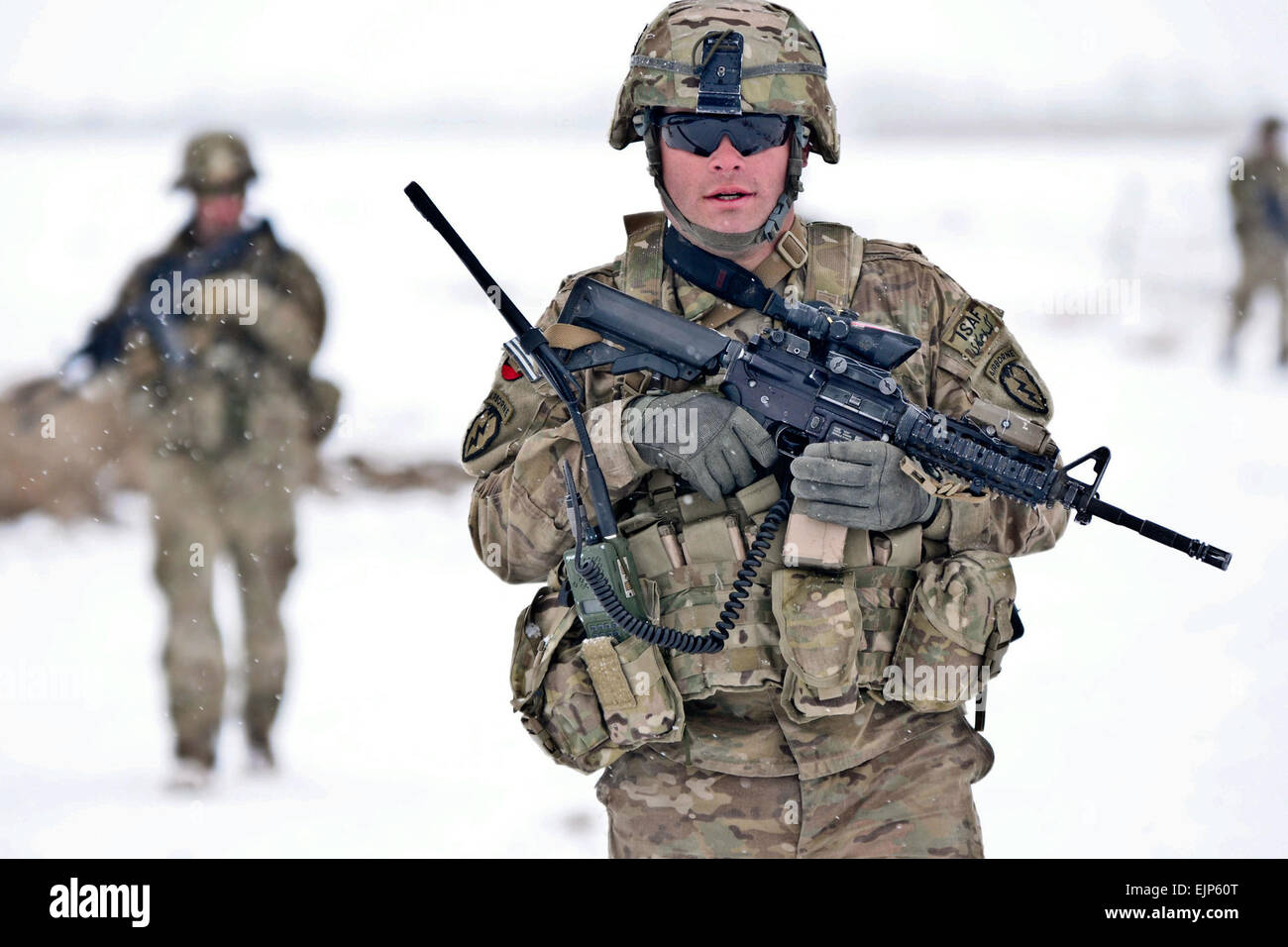 U.S. Army Spc. Robert Irwin conducts a security patrol in Afghanistan's ...