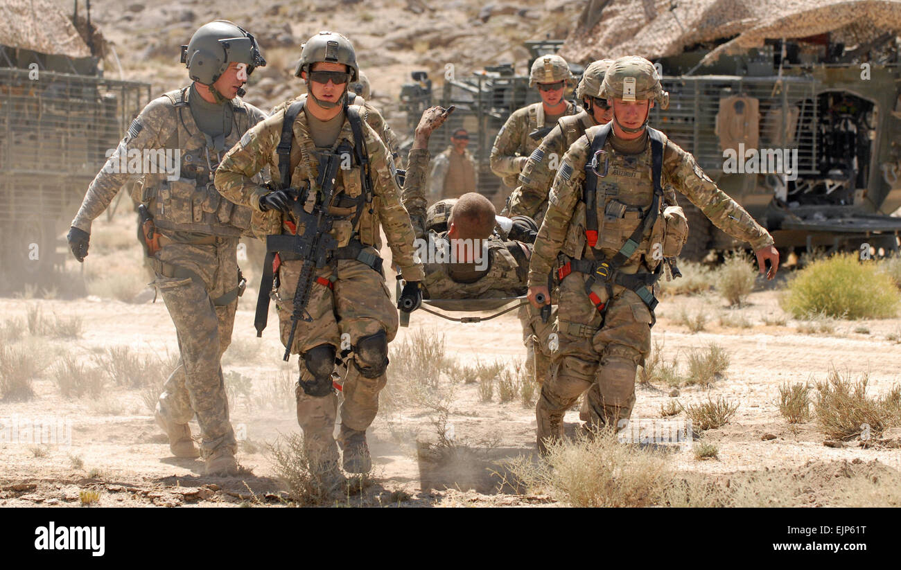 U.S. Army Pfc. Shawn Williams of the 1st Stryker Brigade Combat Team ...