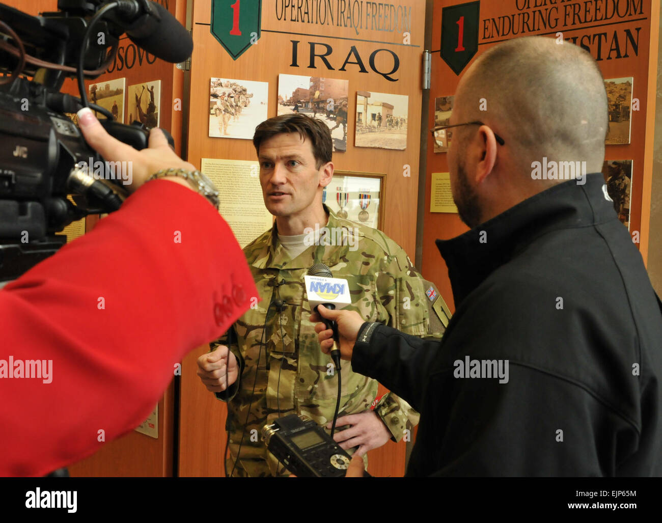Brigadier Felix Gedney, 1st Inf. Div. deputy commanding general for ...