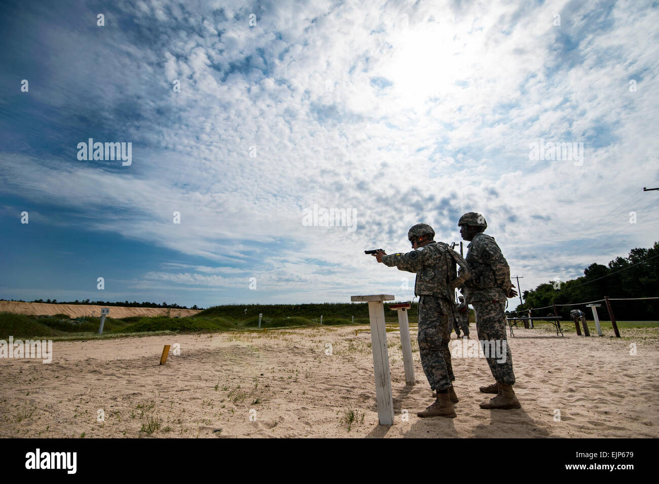 Spc. Brandyn Sprague, with the 505th Theater Tactical Signal Brigade ...