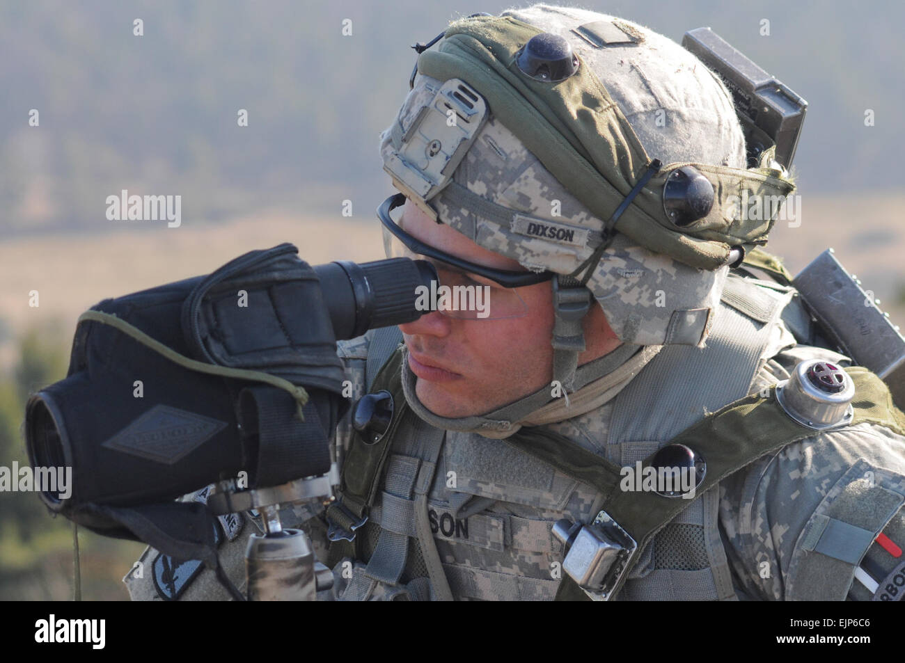 U.S. Army Spc. Zachary Dixson, with the 173rd Airborne Brigade Combat ...