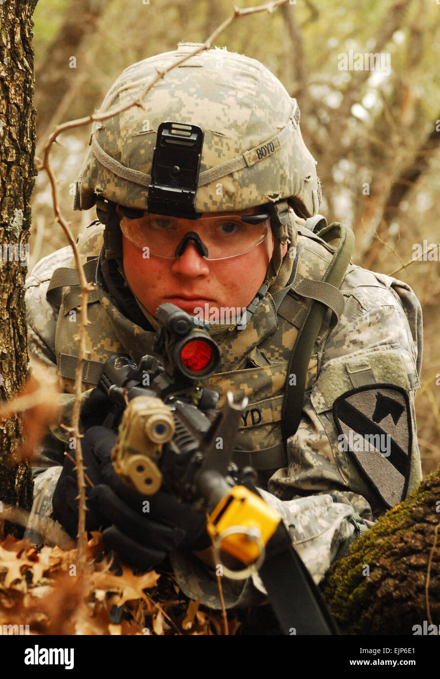 U.S. Army Pvt. Zach Mecthel, an infantryman with 1st Battalion, 8th ...