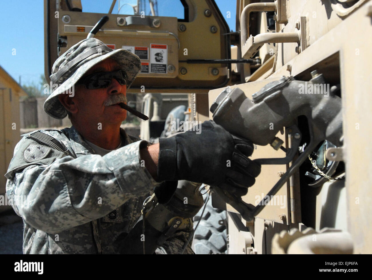 Sgt. 1st Class William Pegler, the battalion fuel handler for 3rd ...