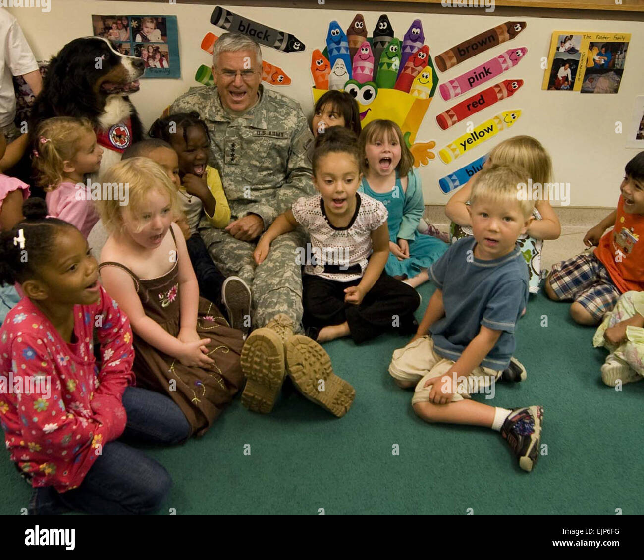Army Chief of Staff Gen. George W. Casey Jr. celebrates the Army's ...