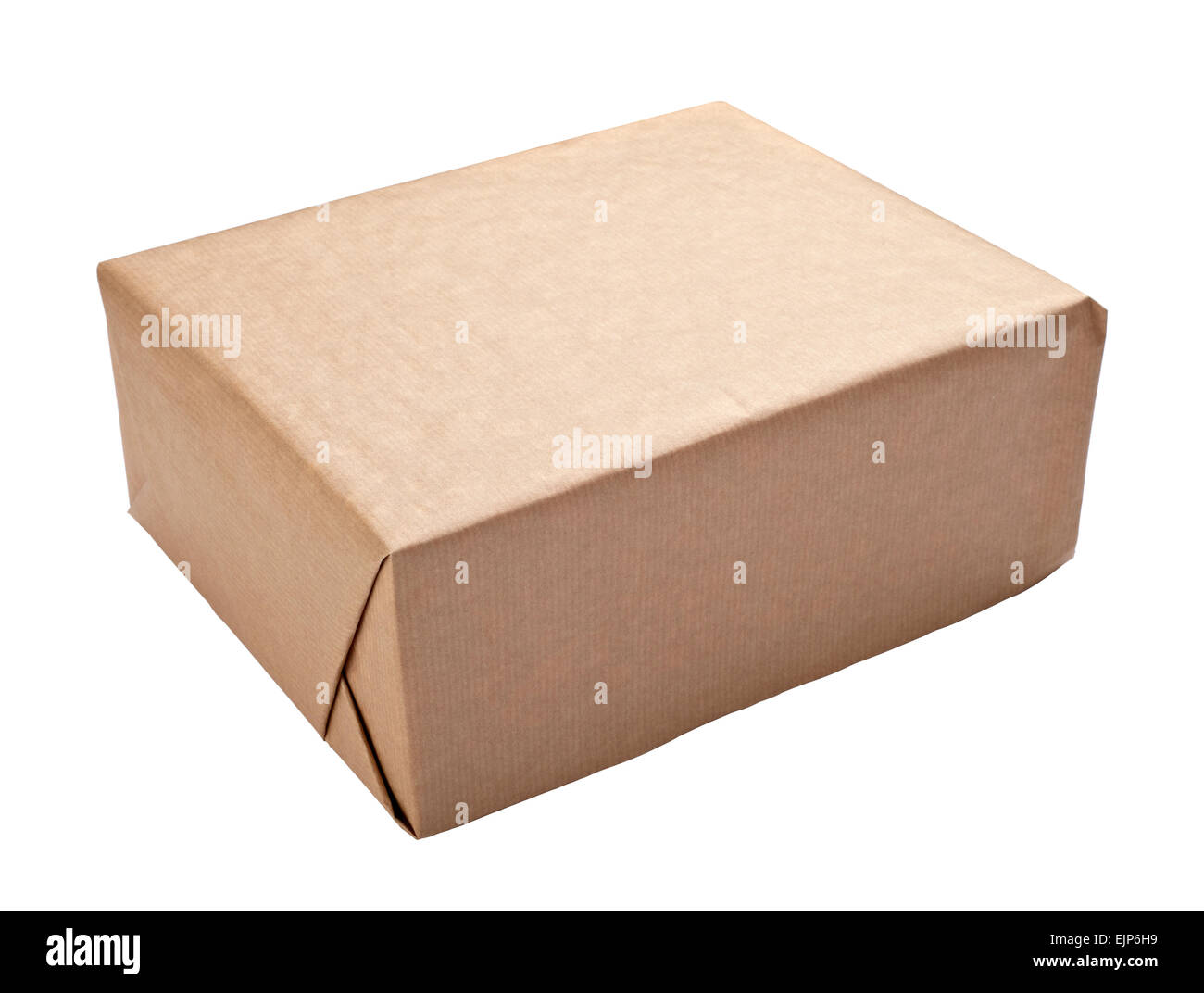 close up of a wrapped box on white background Stock Photo - Alamy