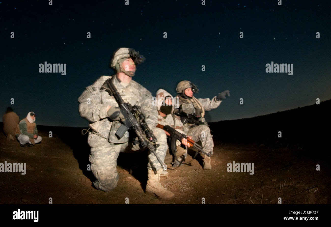 1st Lt. Pat Barone, a platoon leader, and Sgt. Daryl Appling, both with ...