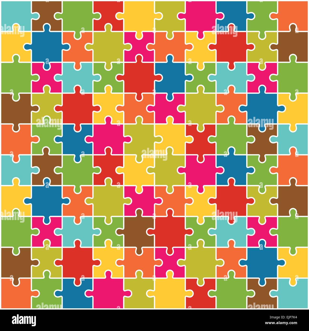 Jigsaw Puzzle Pieces Background Vector Stock Vector Image & Art - Alamy