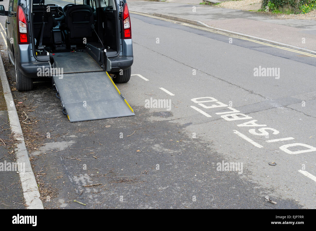 Wheelchair accessible vehicle hi-res stock photography and images - Alamy