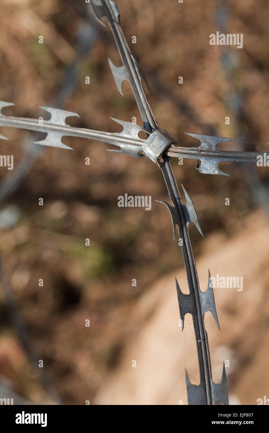 Security fencing hi-res stock photography and images - Alamy