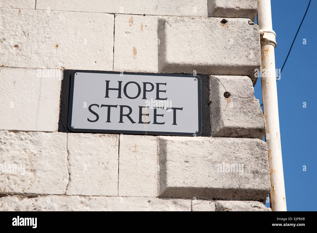 Hope Street Sign, England, UK Stock Photo - Alamy