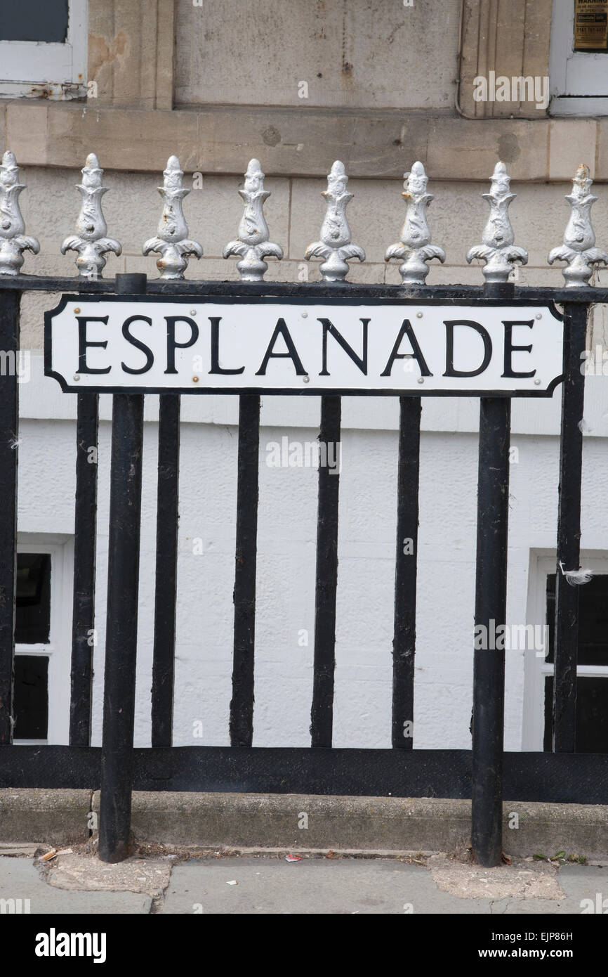 Esplanade Road Sign, England, UK Stock Photo - Alamy