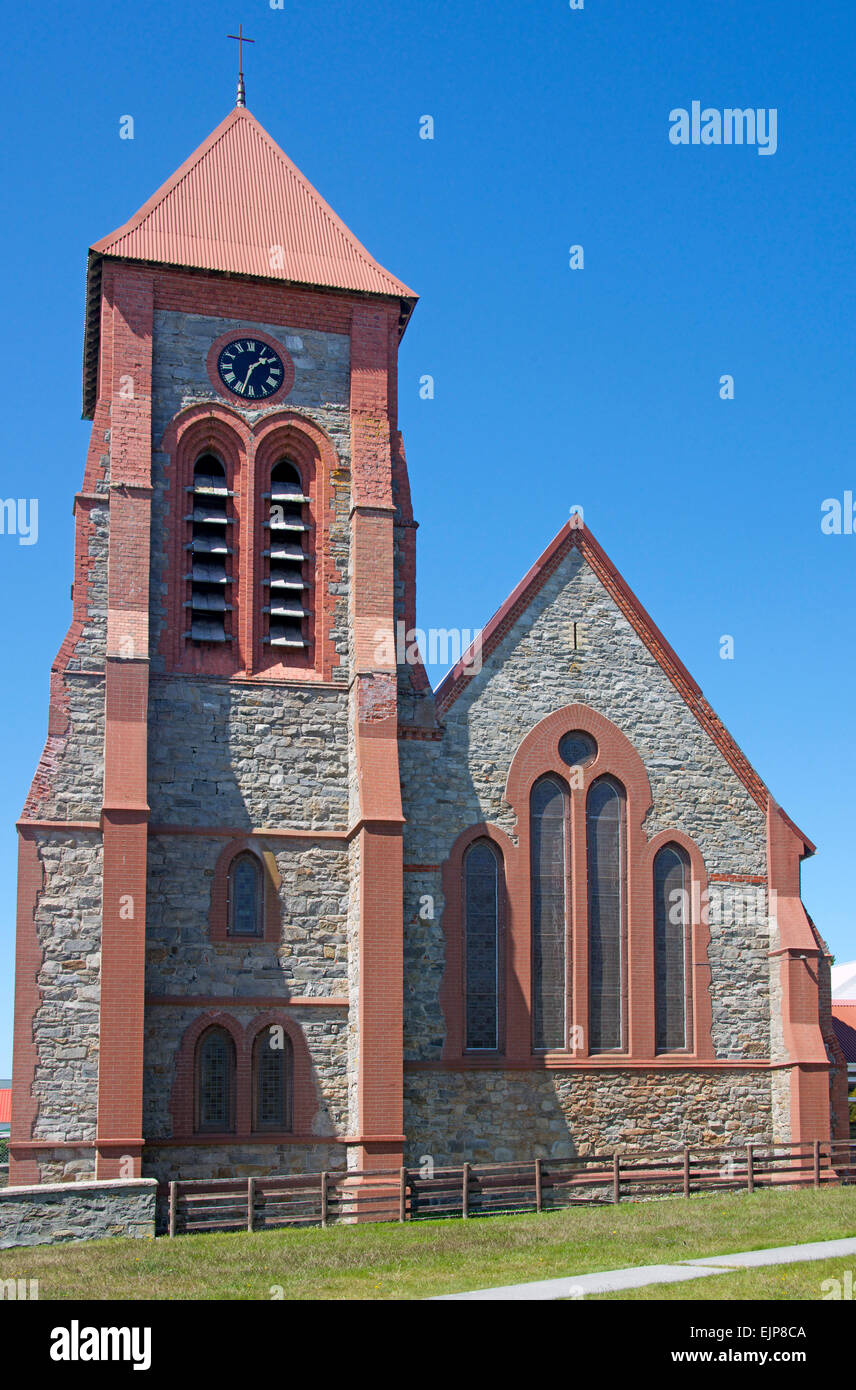 Christ Church Cathedral Port Stanley Falkland Islands Stock Photo - Alamy