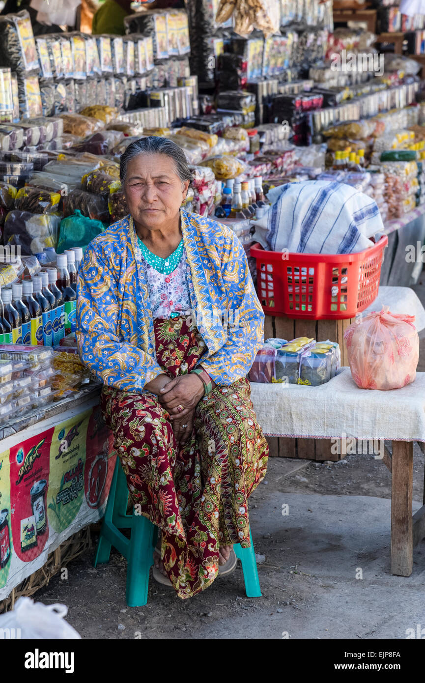 Market stall with local produce Stock Photo - Alamy
