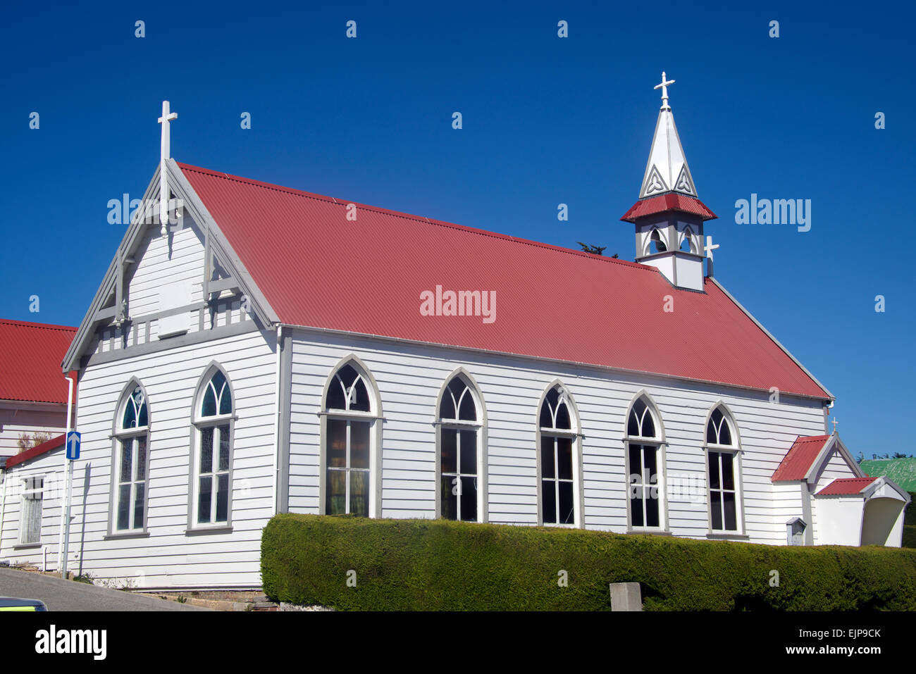 St Mary's Catholic Church Stanley Falkland Islands Stock Photo - Alamy