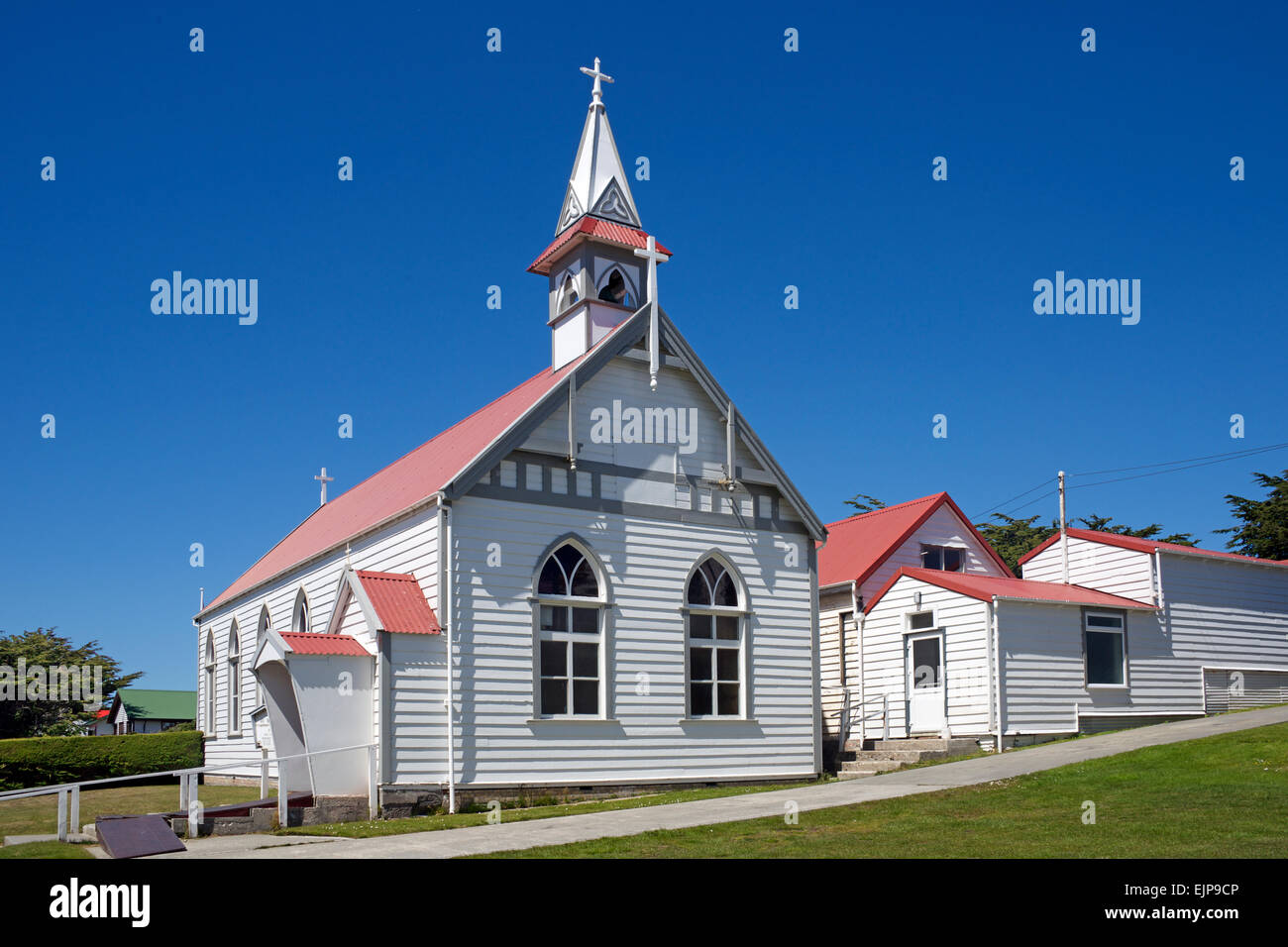 St Mary's Catholic Church Stanley Falkland Islands Stock Photo - Alamy