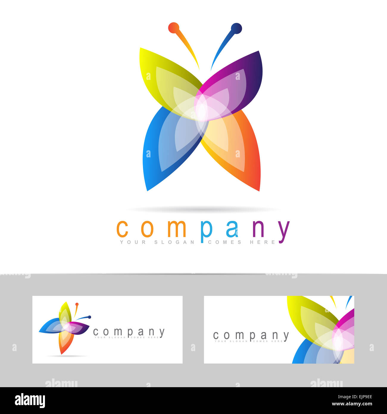 Abstract Butterfly Logo