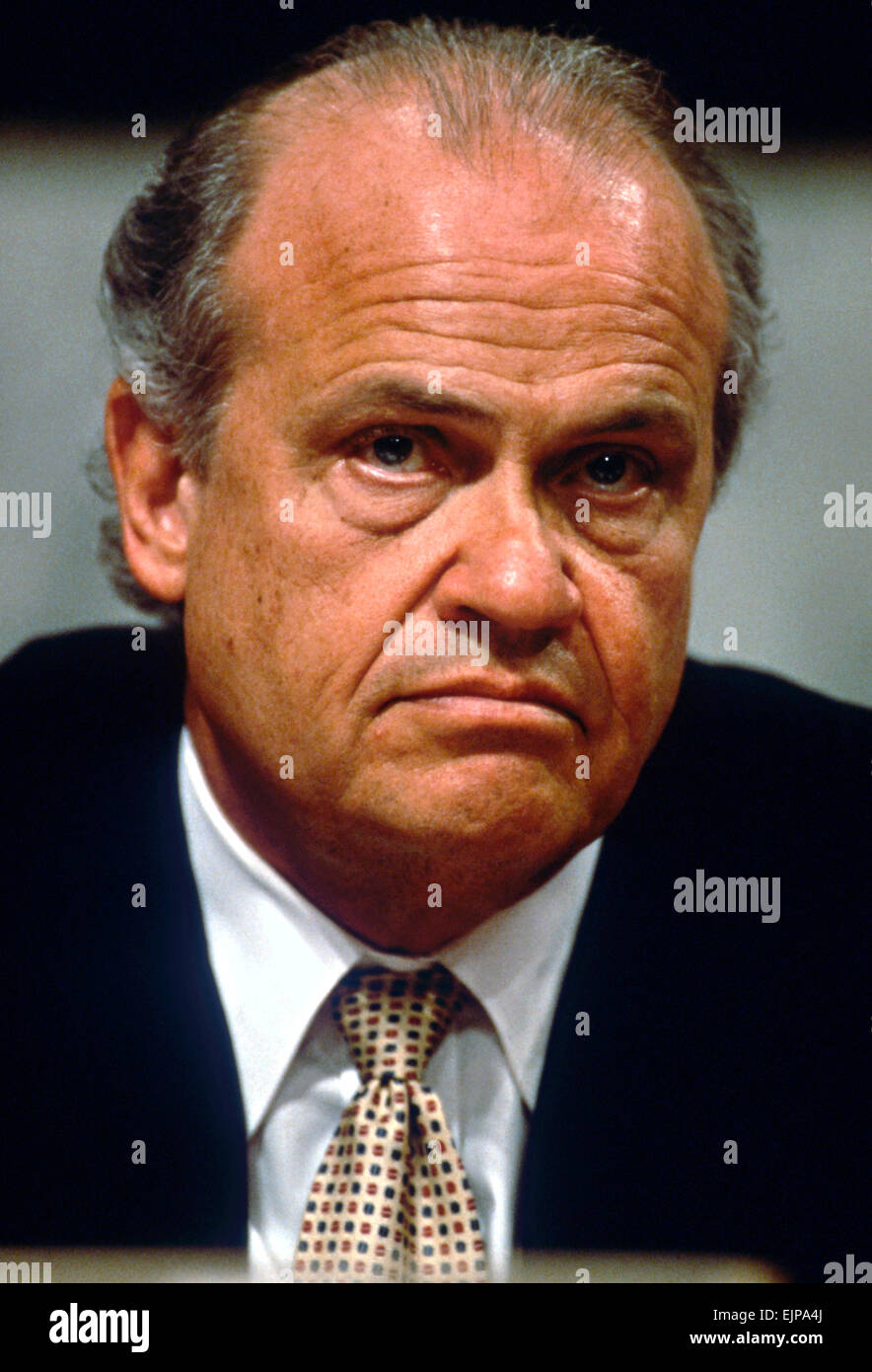 US Senator and actor Fred Thompson chairs the Senate Campaign Finance ...