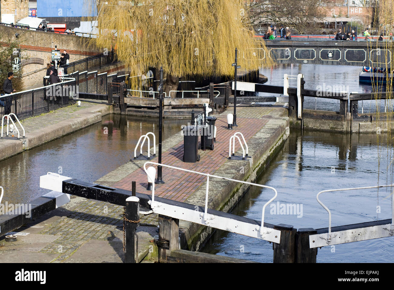 View of Camden Lock in London Stock Photo - Alamy
