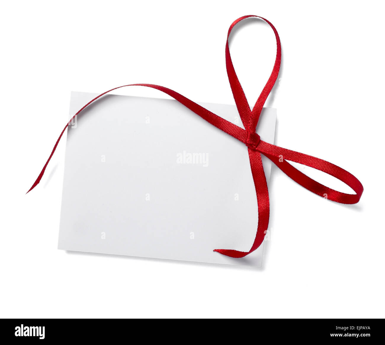 invitation note bow ribbon Stock Photo - Alamy