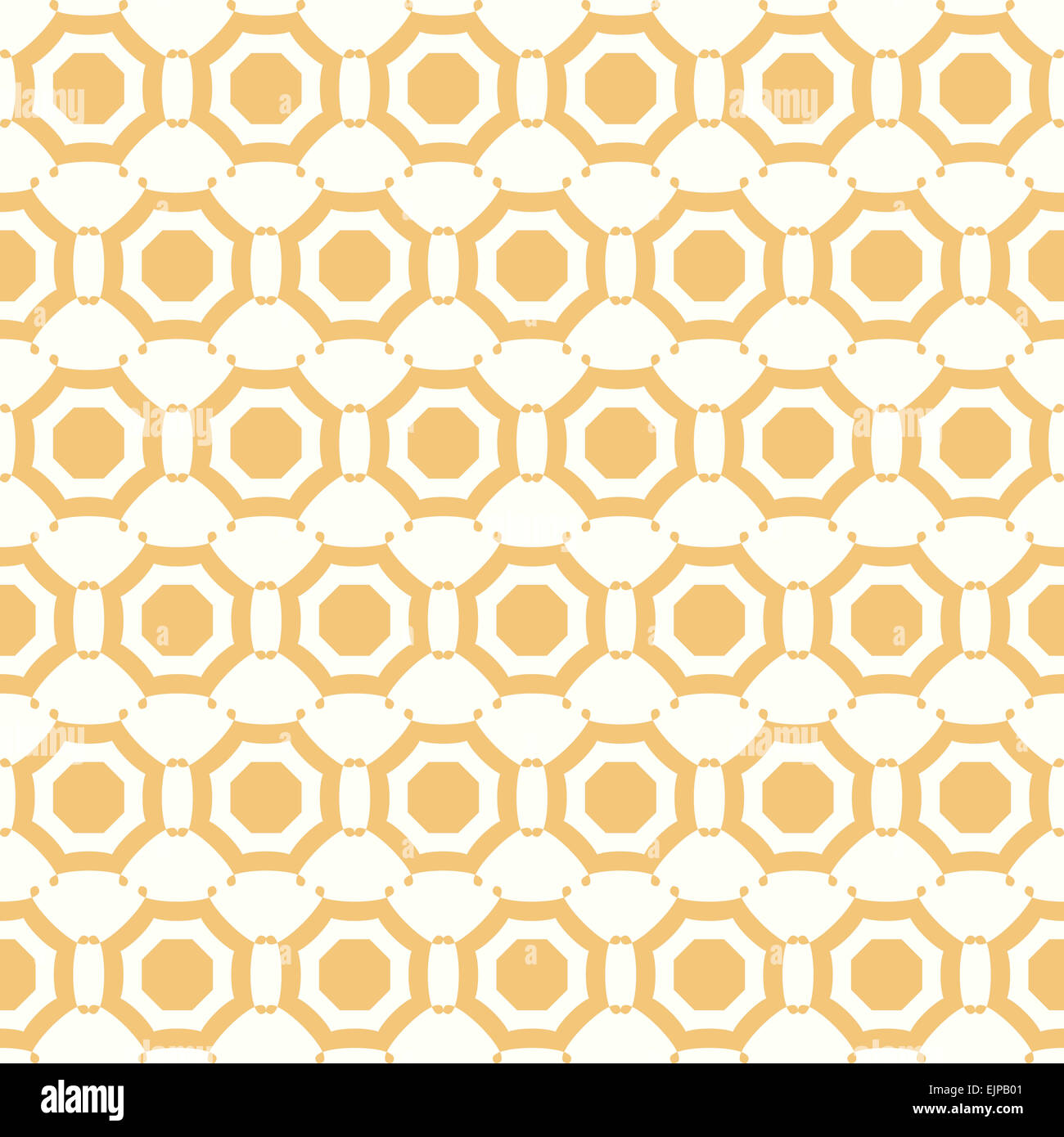 Symmetrical yellow geometric shapes vector textile backdrop. Can be use ...