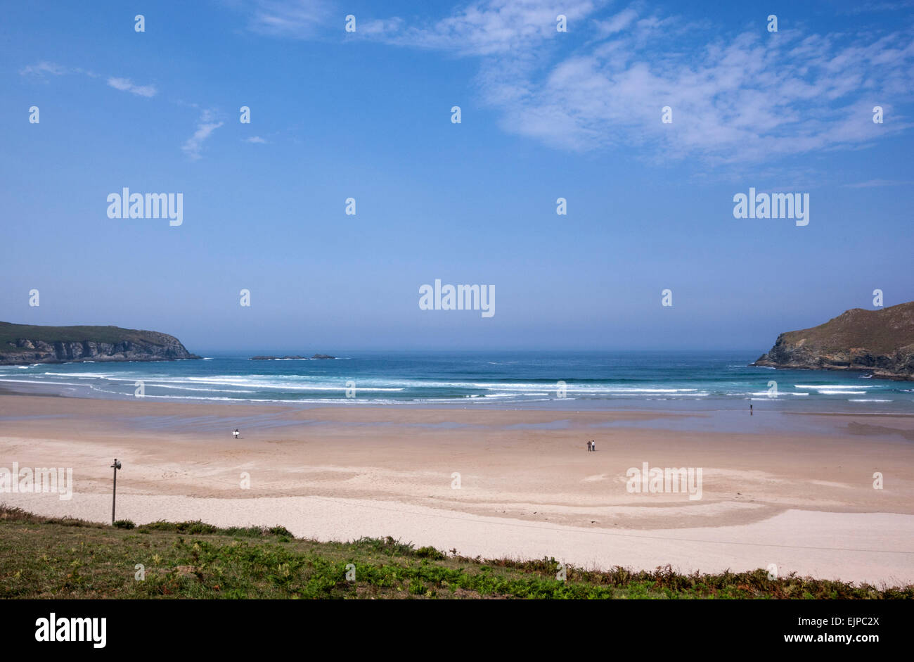 Pantin beach. ideal for surfers, Valdoviño, Ferrol, Galicia Stock Photo ...
