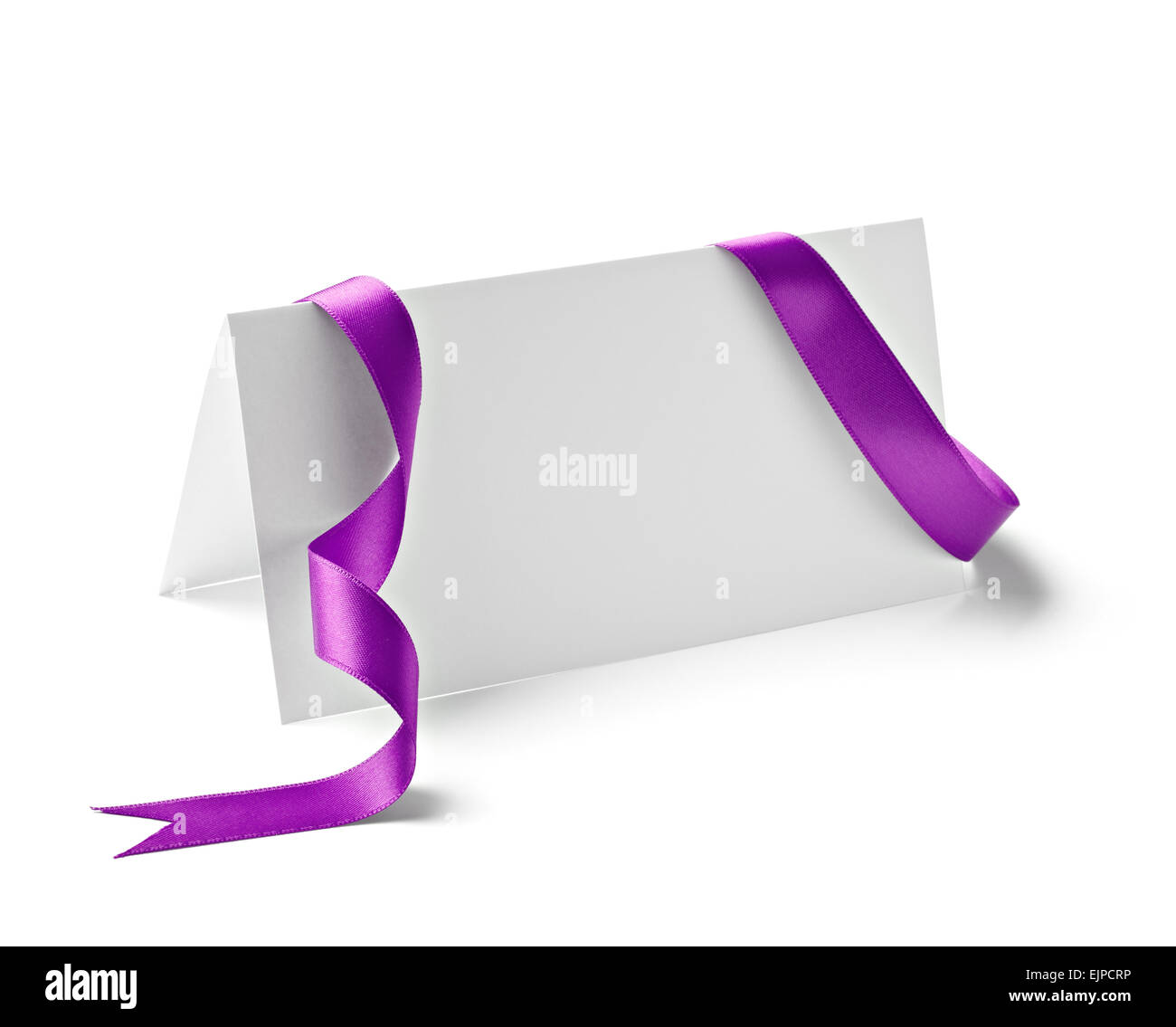 invitation note bow ribbon Stock Photo - Alamy