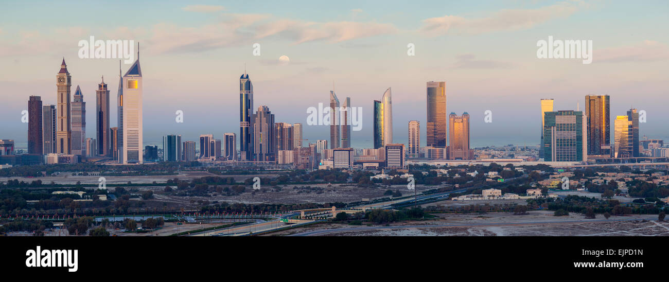 Dubai skyline, modern architecture and skyscrapers Stock Photo - Alamy