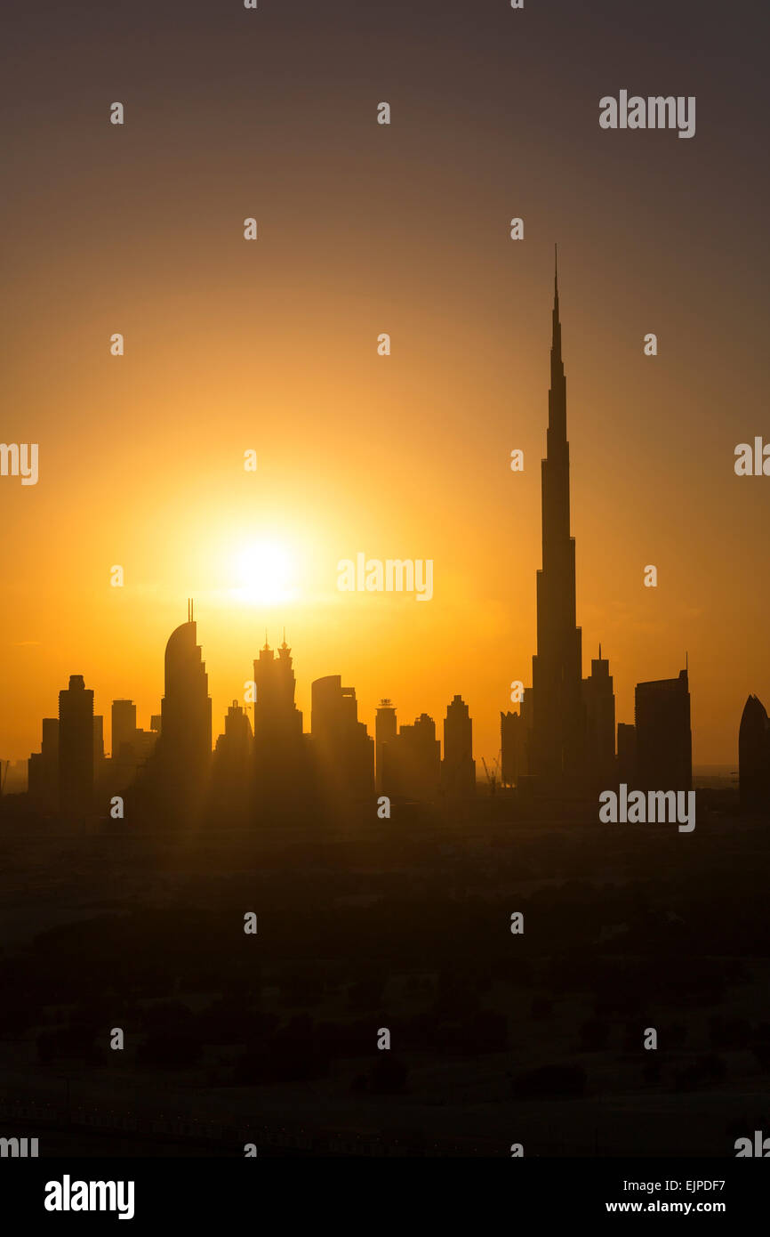 Dubai, United Arab Emirates, Burj Khalifa, modern architecture and ...