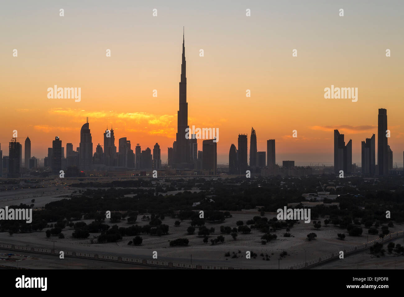 Dubai, United Arab Emirates, Burj Khalifa, modern architecture and ...