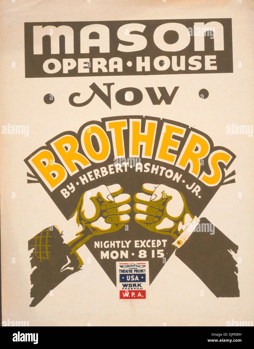 Theater posters by the Work Projects Administration (WPA) produced ...