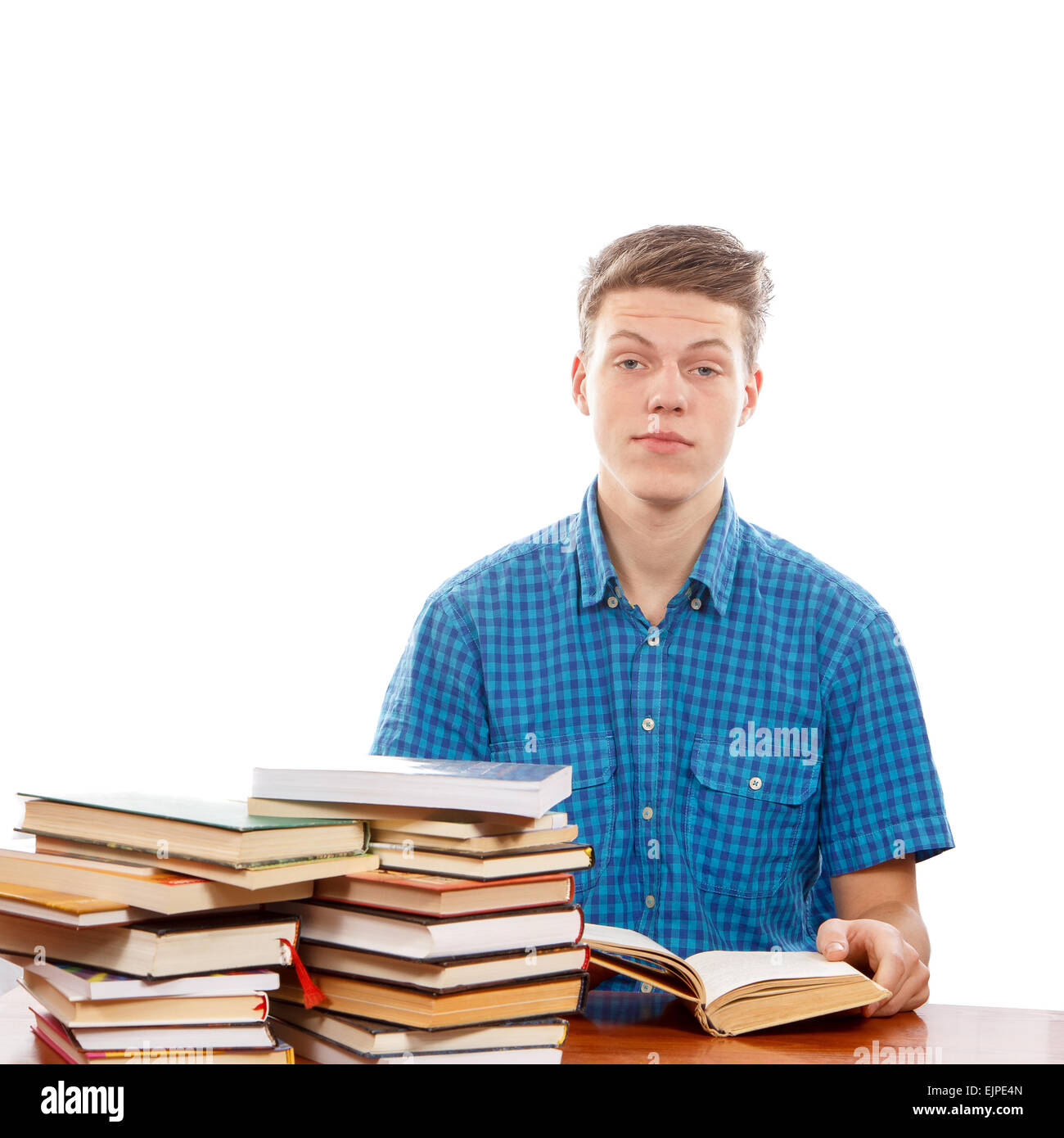 Male science student hi-res stock photography and images - Alamy