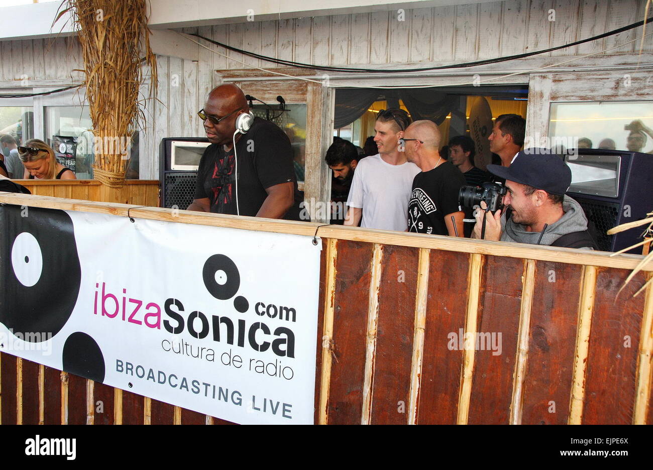 British DJ Carl Cox plays the Funk & Soul Party at Sands Ibiza ...