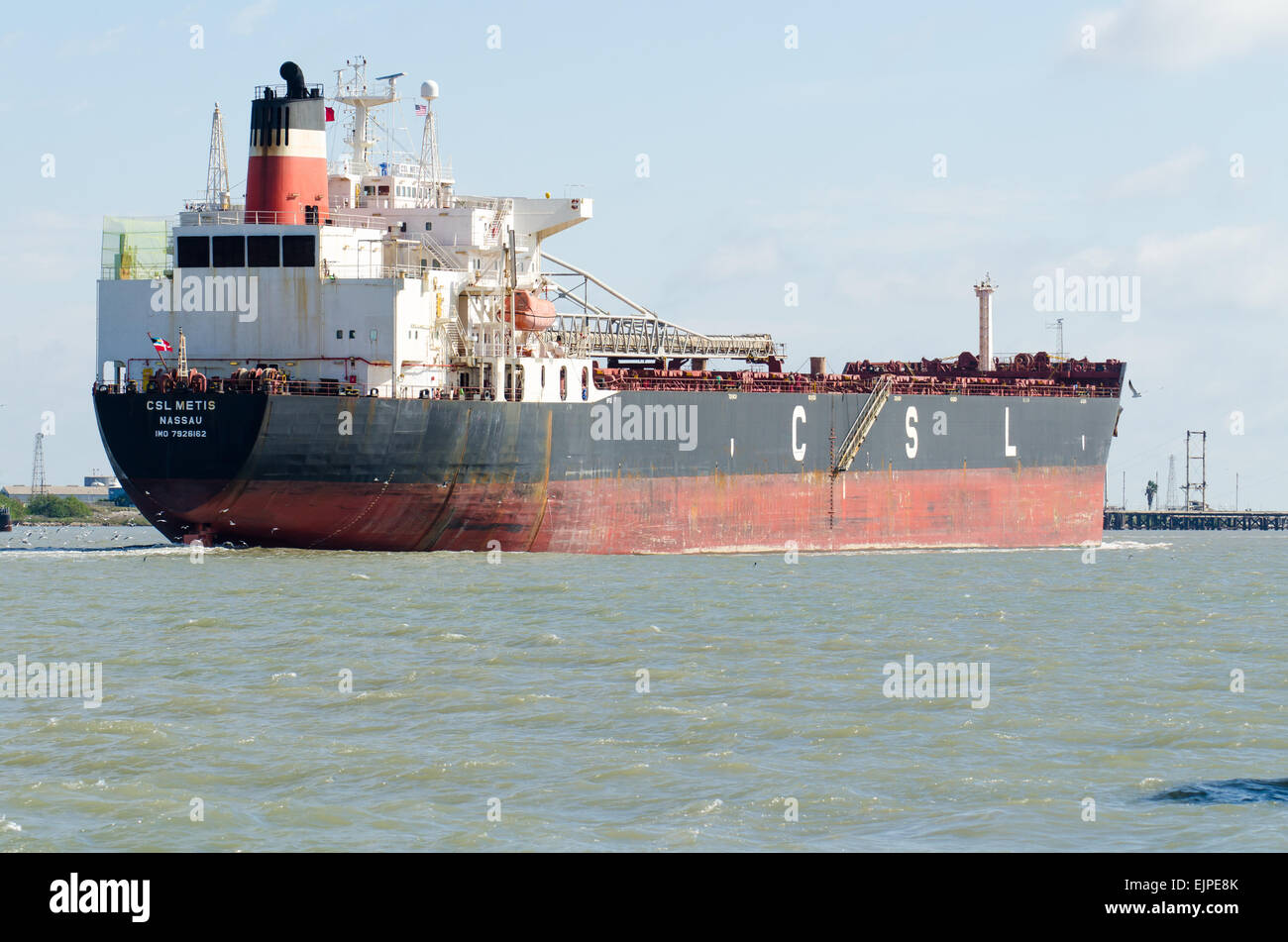 The CLS Metis a self discharging Bulk Carrier heading toward the Gulf ...