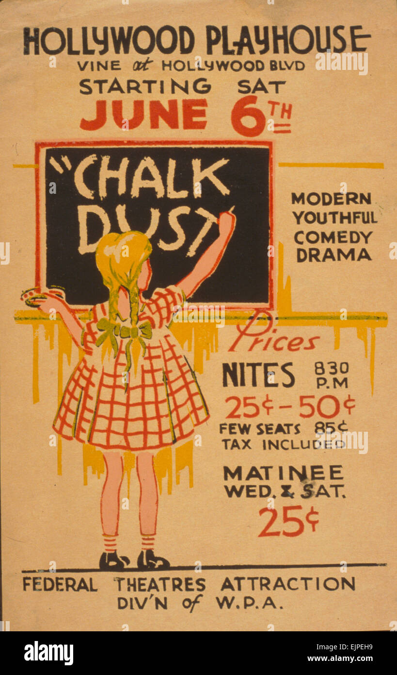 Theater posters by the Work Projects Administration (WPA) produced ...