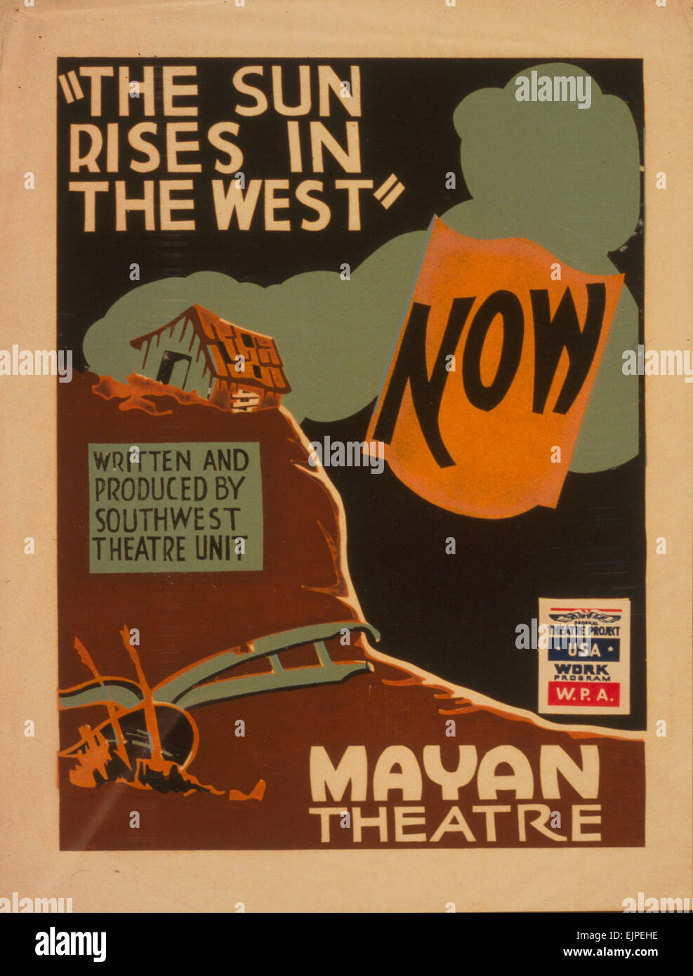 Theater posters by the Work Projects Administration (WPA) produced ...