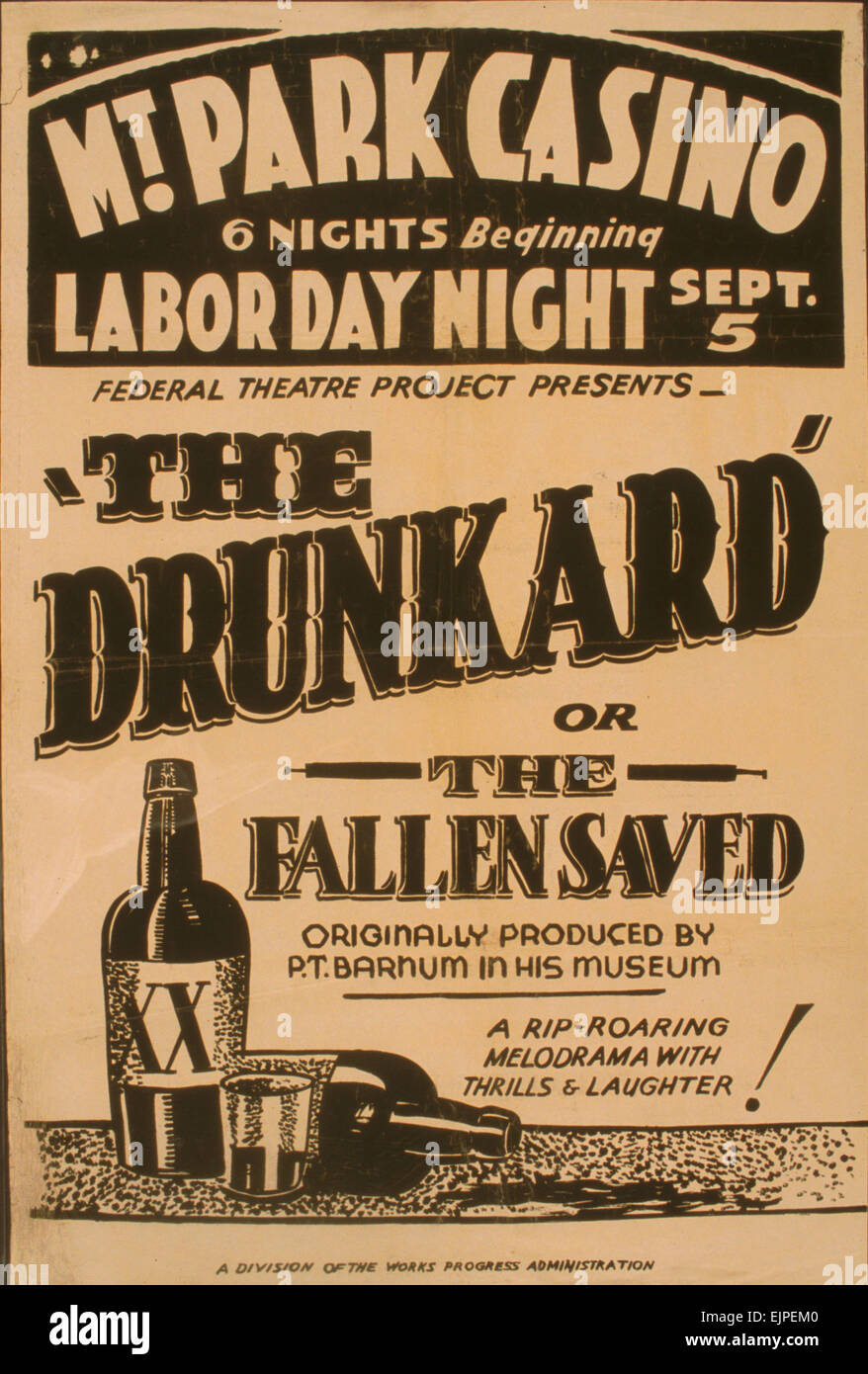 Theater posters by the Work Projects Administration (WPA) produced ...