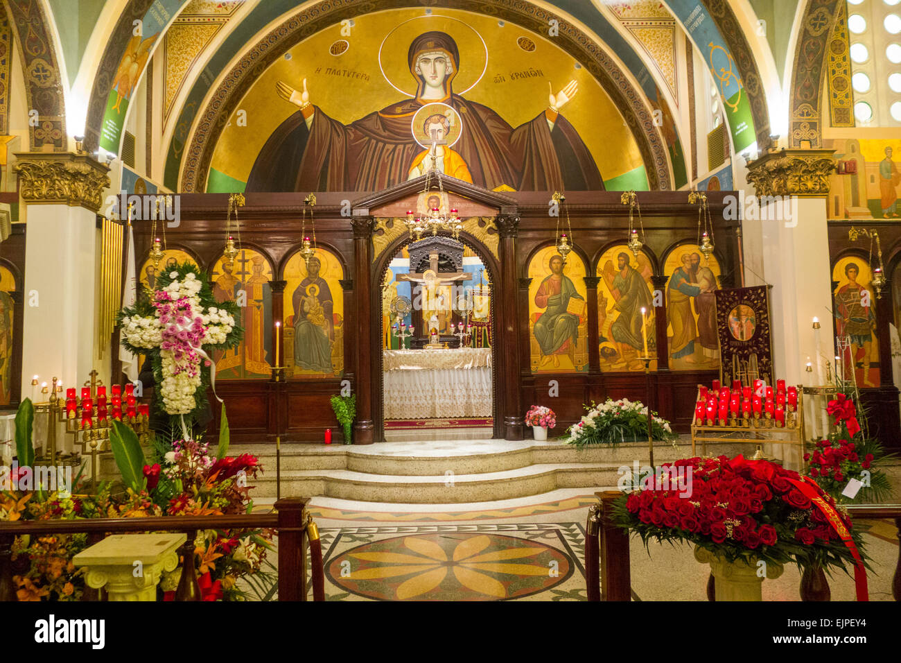 Saint Constantine and Helen Greek orthodox cathedral Brooklyn NYC Stock ...