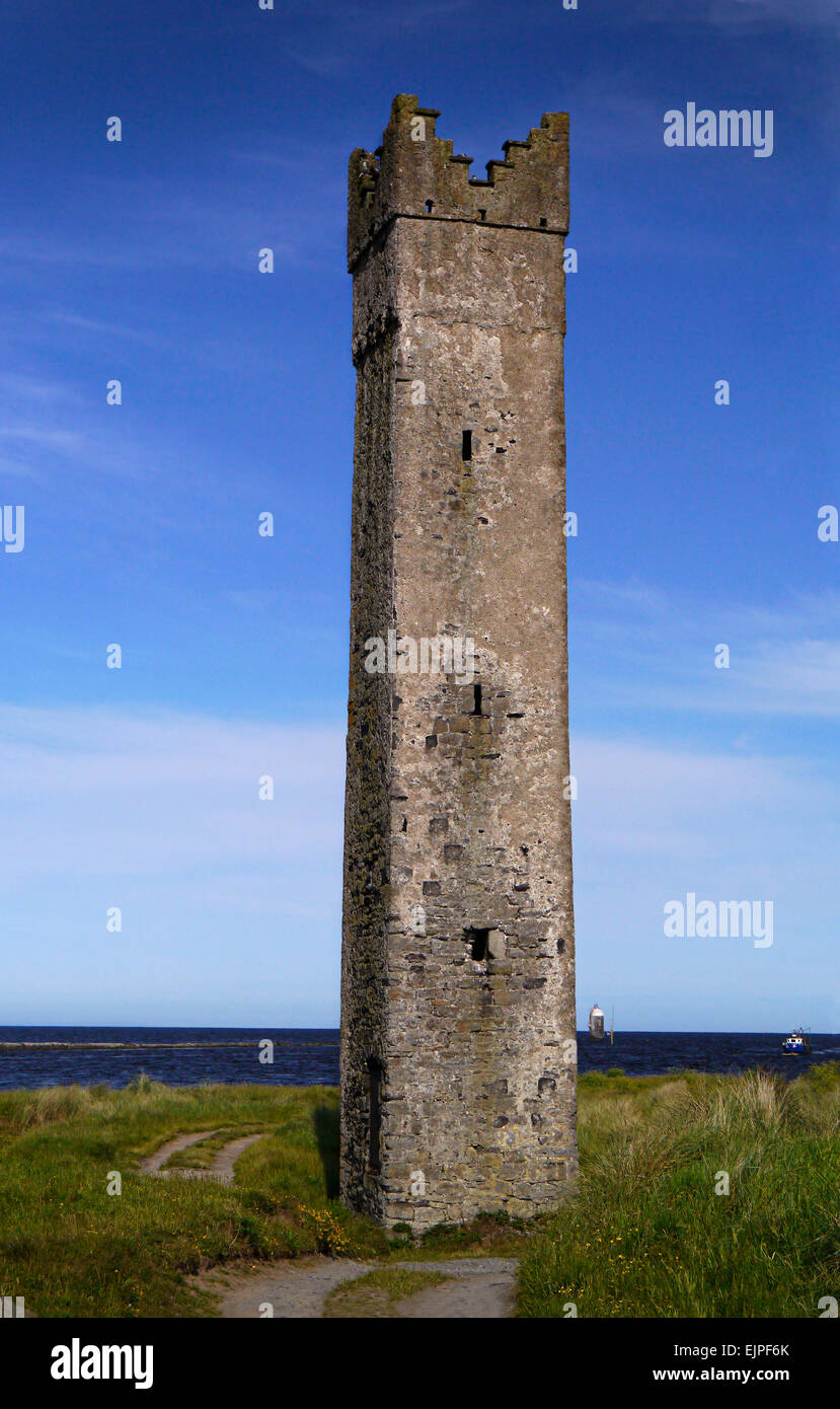 The historic Maiden Tower Mornington County Meath Ireland Stock Photo ...