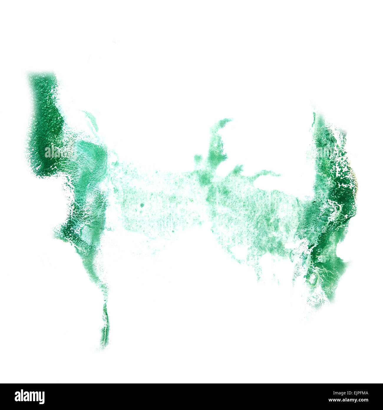 stain green with watercolour paint stroke watercolor isolated Stock ...