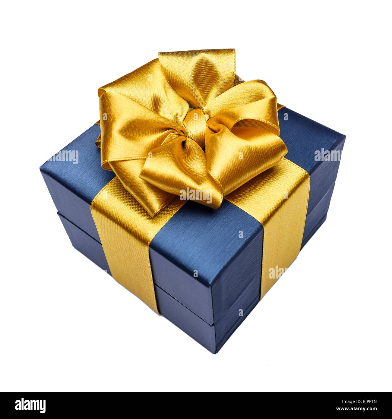 Gift box with ribbon Stock Photo - Alamy