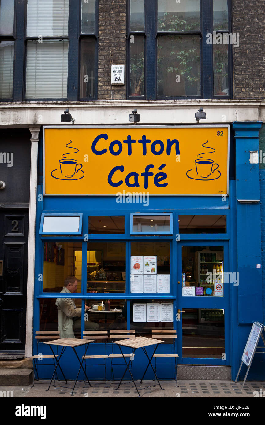 Cotton Cafe, Soho, London Stock Photo - Alamy