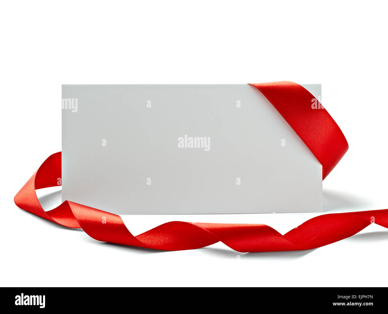 invitation note bow ribbon Stock Photo - Alamy